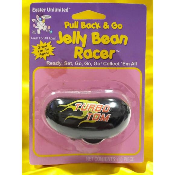 Other | Rare Black Easter Unlimited Turbo Tom Jelly Bean Racer Pull ...